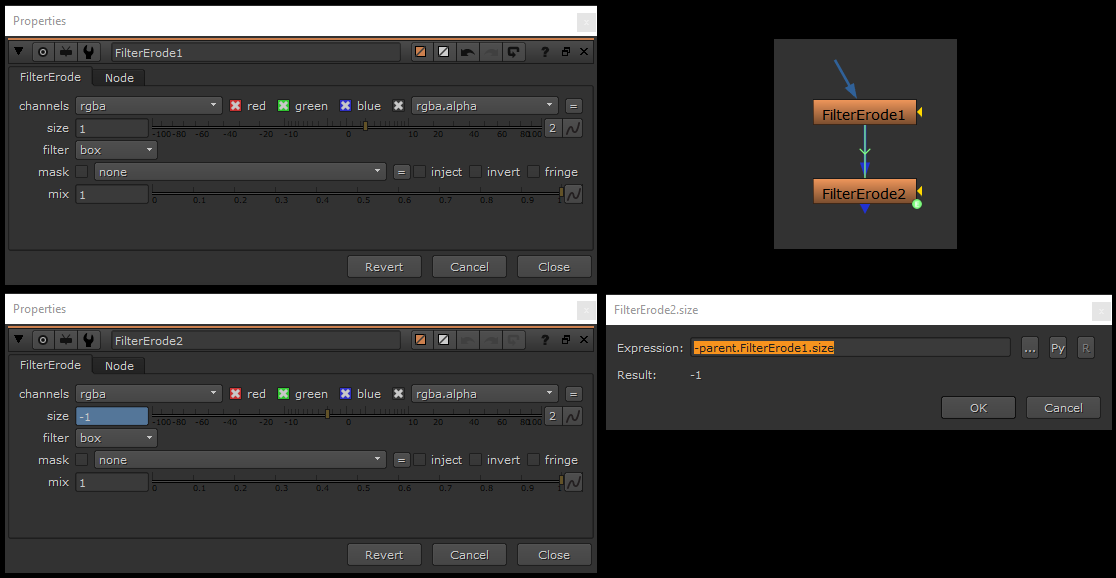 Erode Dilate Technique In Nuke